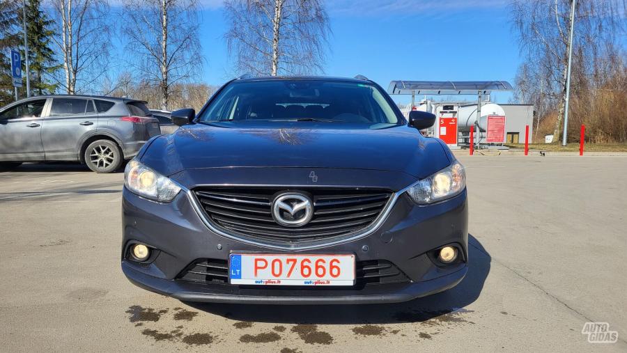 Pelēks Mazda 6 2013 Šauļi, ar dzinēja tilpumu 2.20 L un nobraukumu 275 tūkst. km par 4777 €, foto 3 vietnē AUTOMOTO.COM.LV
