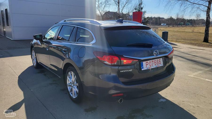 Pelēks Mazda 6 2013 Šauļi, ar dzinēja tilpumu 2.20 L un nobraukumu 275 tūkst. km par 4777 €, foto 7 vietnē AUTOMOTO.COM.LV