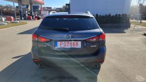 Pelēks Mazda 6 2013 Šauļi, ar dzinēja tilpumu 2.20 L un nobraukumu 275 tūkst. km par 4777 €, foto 8 vietnē AUTOMOTO.COM.LV