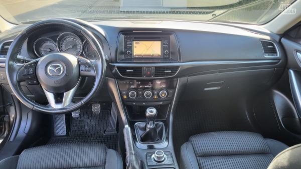 Grey Mazda 6 2013 in Siauliai, with an engine capacity of 2.20 L and mileage of 275 thousand km for 4777 €, photo 10 on AUTOMOTO.COM.LV