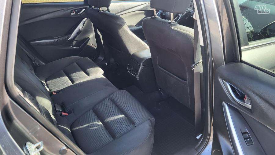 Pelēks Mazda 6 2013 Šauļi, ar dzinēja tilpumu 2.20 L un nobraukumu 275 tūkst. km par 4777 €, foto 14 vietnē AUTOMOTO.COM.LV