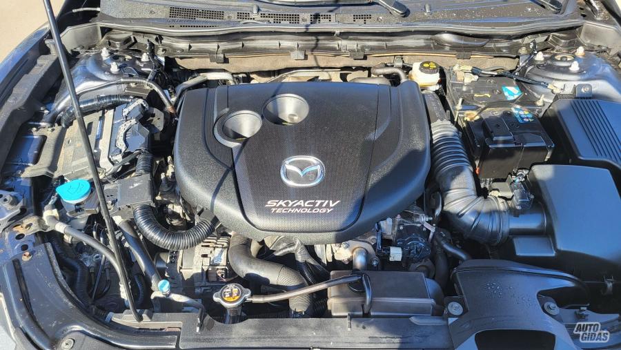 Pelēks Mazda 6 2013 Šauļi, ar dzinēja tilpumu 2.20 L un nobraukumu 275 tūkst. km par 4777 €, foto 15 vietnē AUTOMOTO.COM.LV