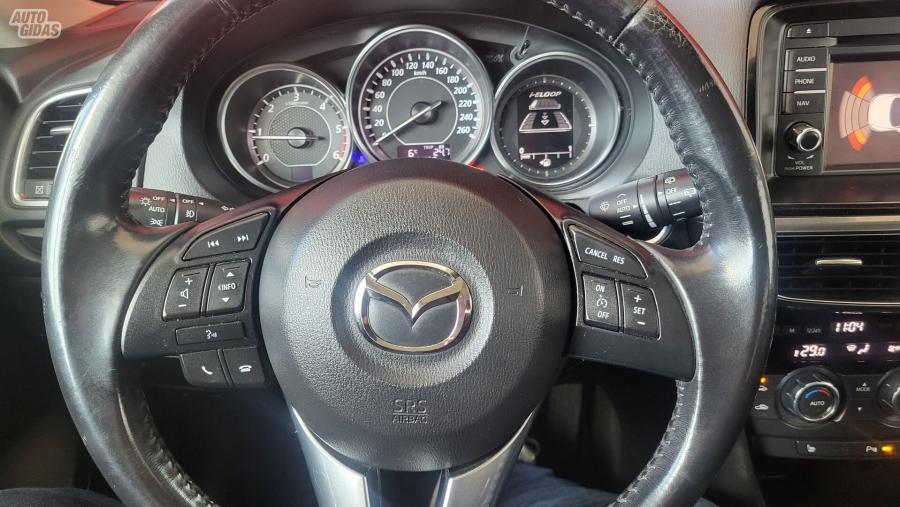 Pelēks Mazda 6 2013 Šauļi, ar dzinēja tilpumu 2.20 L un nobraukumu 275 tūkst. km par 4777 €, foto 22 vietnē AUTOMOTO.COM.LV