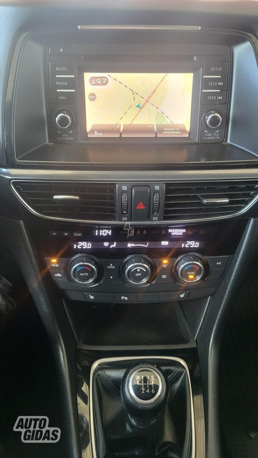 Pelēks Mazda 6 2013 Šauļi, ar dzinēja tilpumu 2.20 L un nobraukumu 275 tūkst. km par 4777 €, foto 26 vietnē AUTOMOTO.COM.LV