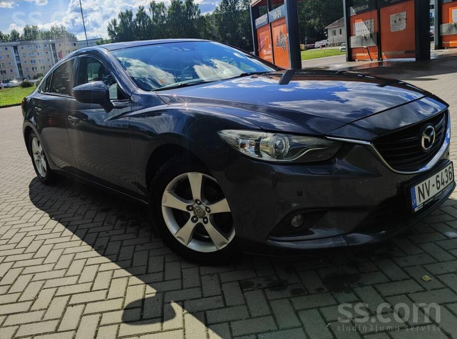 Grey Mazda 6 2013 in Riga, with an engine capacity of 2.20 L and mileage of 272 thousand km for 3300 €, photo 1 on AUTOMOTO.COM.LV