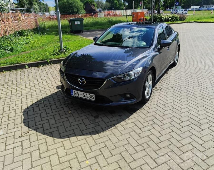 Grey Mazda 6 2013 in Riga, with an engine capacity of 2.20 L and mileage of 272 thousand km for 3300 €, photo 3 on AUTOMOTO.COM.LV