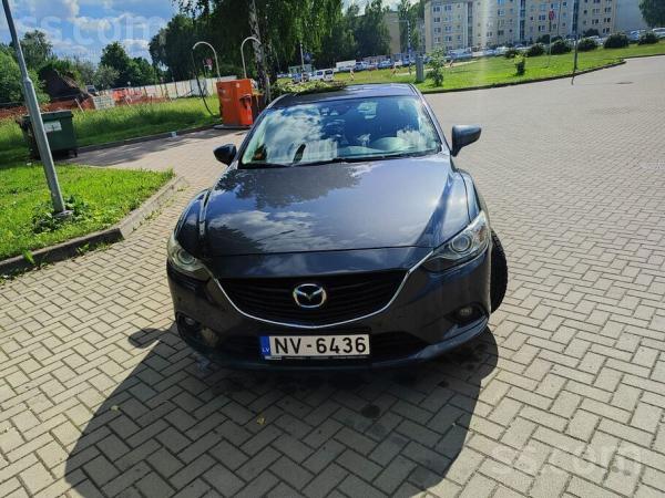 Серый Мазда 6 2013 в Рига, объемом двигателя 2.20 л и пробегом 272 тыс. км за 3300 €, фото 3 на AUTOMOTO.COM.LV