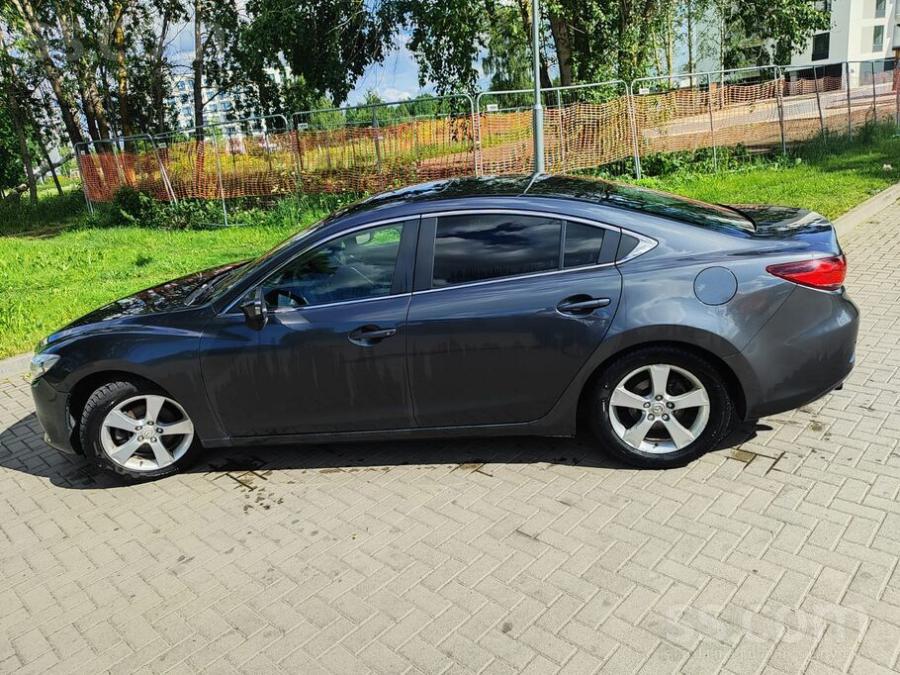 Grey Mazda 6 2013 in Riga, with an engine capacity of 2.20 L and mileage of 272 thousand km for 3300 €, photo 6 on AUTOMOTO.COM.LV