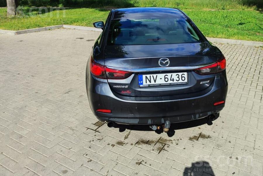 Grey Mazda 6 2013 in Riga, with an engine capacity of 2.20 L and mileage of 272 thousand km for 3300 €, photo 18 on AUTOMOTO.COM.LV