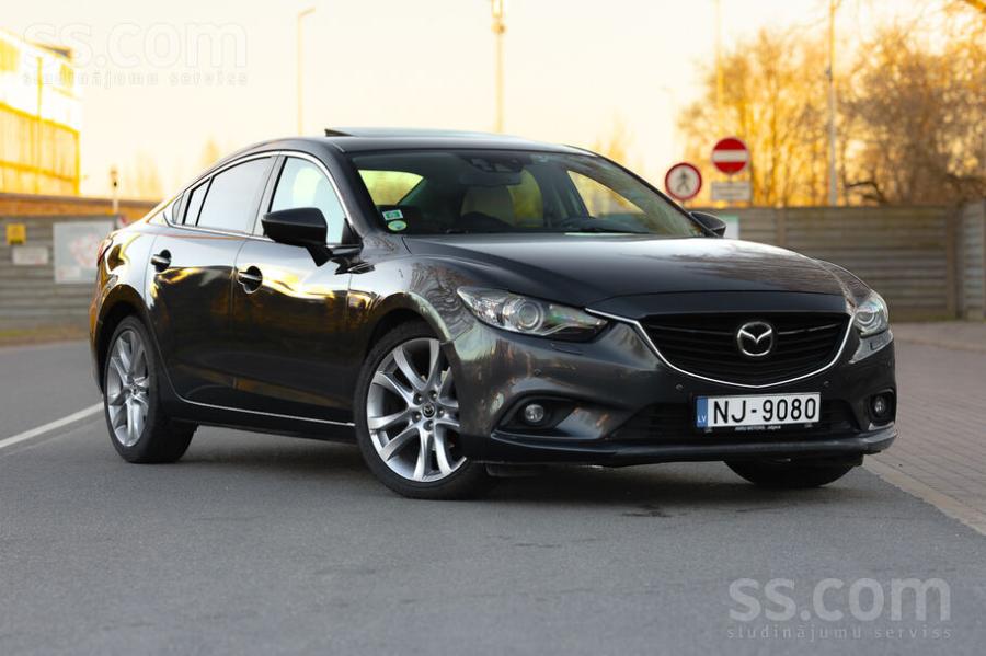 Pelēks Mazda 6 2013 Jelgava, ar dzinēja tilpumu 2.20 L un nobraukumu 224 tūkst. km par 6000 €, foto 1 vietnē AUTOMOTO.COM.LV