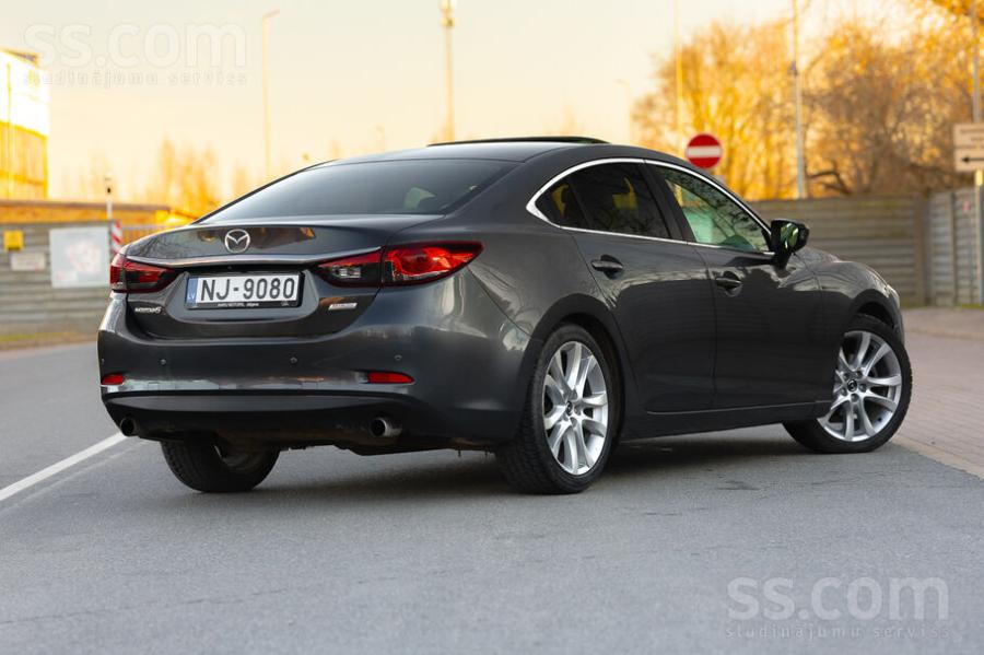 Pelēks Mazda 6 2013 Jelgava, ar dzinēja tilpumu 2.20 L un nobraukumu 224 tūkst. km par 6000 €, foto 5 vietnē AUTOMOTO.COM.LV