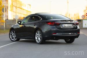 Pelēks Mazda 6 2013 Jelgava, ar dzinēja tilpumu 2.20 L un nobraukumu 224 tūkst. km par 6000 €, foto 7 vietnē AUTOMOTO.COM.LV