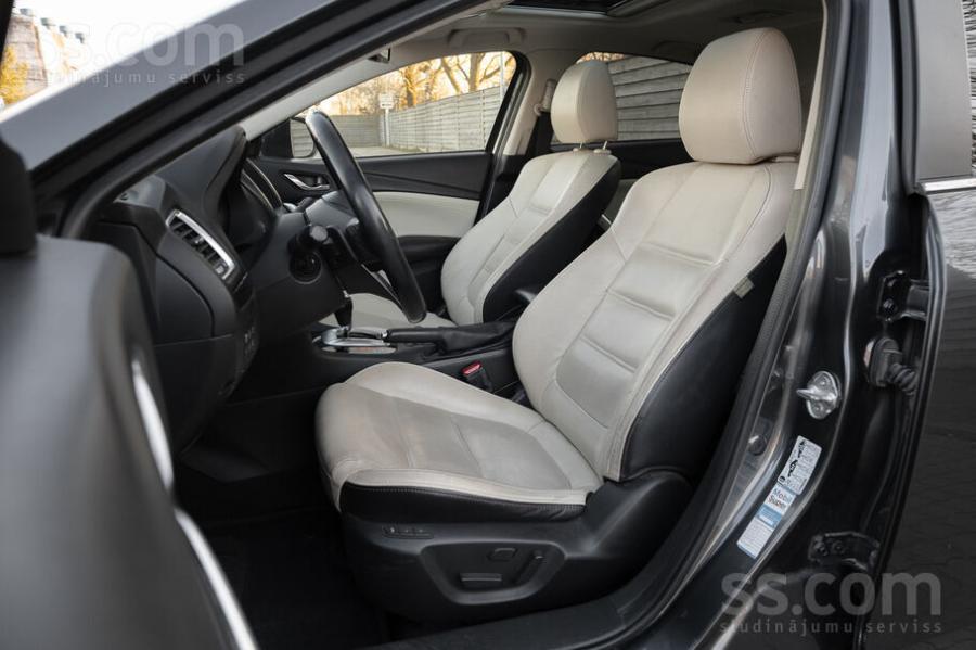 Pelēks Mazda 6 2013 Jelgava, ar dzinēja tilpumu 2.20 L un nobraukumu 224 tūkst. km par 6000 €, foto 8 vietnē AUTOMOTO.COM.LV