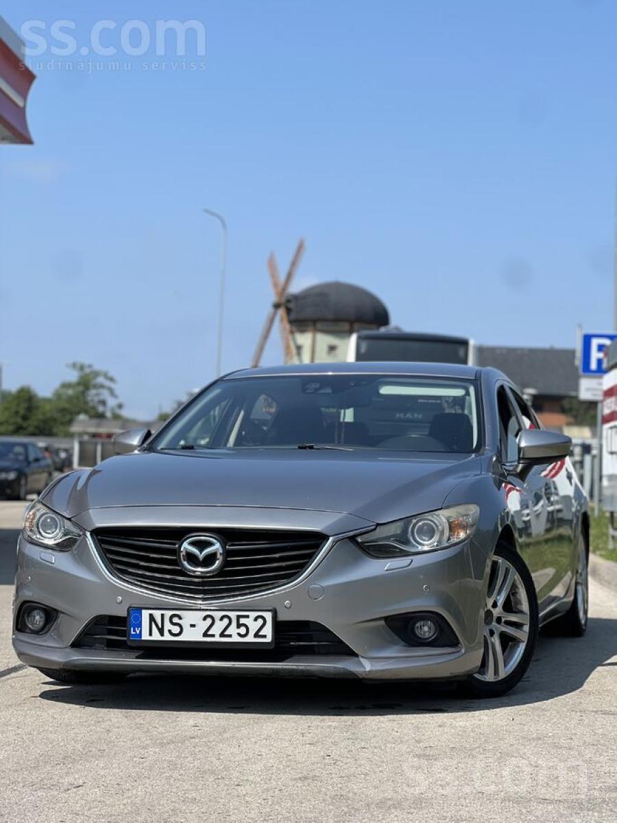 Grey Mazda 6 2013 in Riga, with an engine capacity of 2.20 L and mileage of 276 thousand km for 6250 €, photo 1 on AUTOMOTO.COM.LV