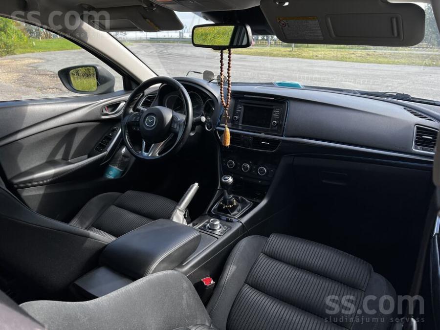 Grey Mazda 6 2013 in Riga, with an engine capacity of 2.20 L and mileage of 276 thousand km for 6250 €, photo 7 on AUTOMOTO.COM.LV