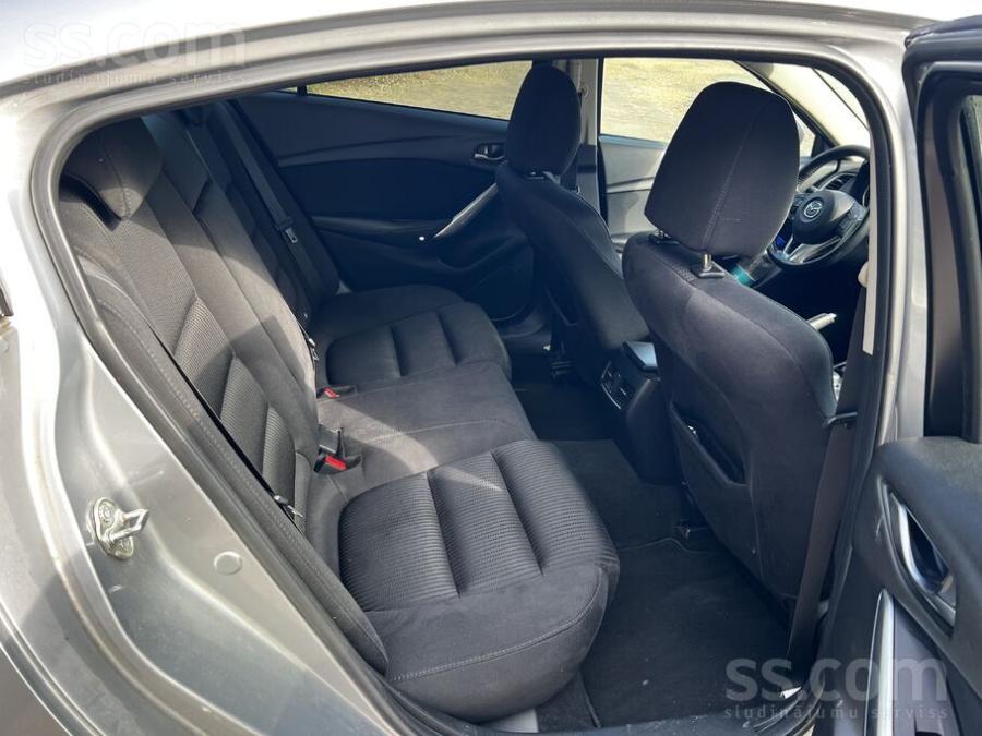 Grey Mazda 6 2013 in Riga, with an engine capacity of 2.20 L and mileage of 276 thousand km for 6250 €, photo 8 on AUTOMOTO.COM.LV