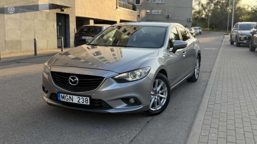 Grey Mazda 6 2013 in Vilnius, with an engine capacity of 2.18 L and mileage of 289 thousand km for 4600 €, photo 1 on AUTOMOTO.COM.LV