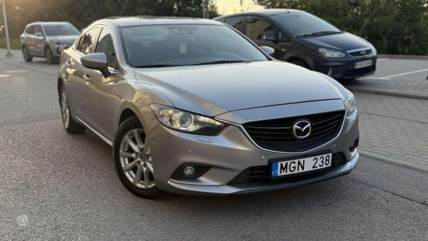 Pelēks Mazda 6 2013 Viļņa, ar dzinēja tilpumu 2.18 L un nobraukumu 289 tūkst. km par 4600 €, foto 4 vietnē AUTOMOTO.COM.LV