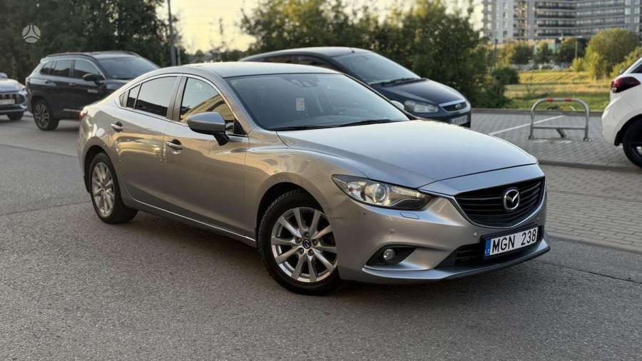 Grey Mazda 6 2013 in Vilnius, with an engine capacity of 2.18 L and mileage of 289 thousand km for 4600 €, photo 6 on AUTOMOTO.COM.LV