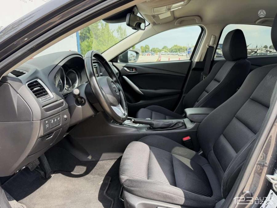 Pelēks Mazda 6 2013 Tauragė, ar dzinēja tilpumu 2.20 L un nobraukumu 161 tūkst. km par 5900 €, foto 12 vietnē AUTOMOTO.COM.LV