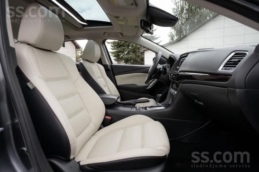 Pelēks Mazda 6 2013 Jelgava, ar dzinēja tilpumu 2.00 L un nobraukumu 234 tūkst. km par 7999 €, foto 11 vietnē AUTOMOTO.COM.LV
