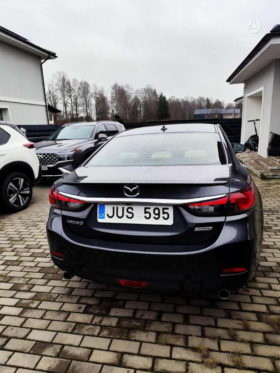 Pelēks Mazda 6 2014 Viļņa, ar dzinēja tilpumu 2.49 L un nobraukumu 217 tūkst. km par 7000 €, foto 3 vietnē AUTOMOTO.COM.LV