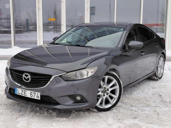 Pelēks Mazda 6 2014 Viļņa, ar dzinēja tilpumu 2.19 L un nobraukumu 274 tūkst. km par 5700 €, foto 3 vietnē AUTOMOTO.COM.LV