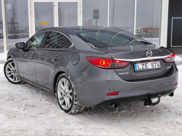 Pelēks Mazda 6 2014 Viļņa, ar dzinēja tilpumu 2.19 L un nobraukumu 274 tūkst. km par 5700 €, foto 4 vietnē AUTOMOTO.COM.LV
