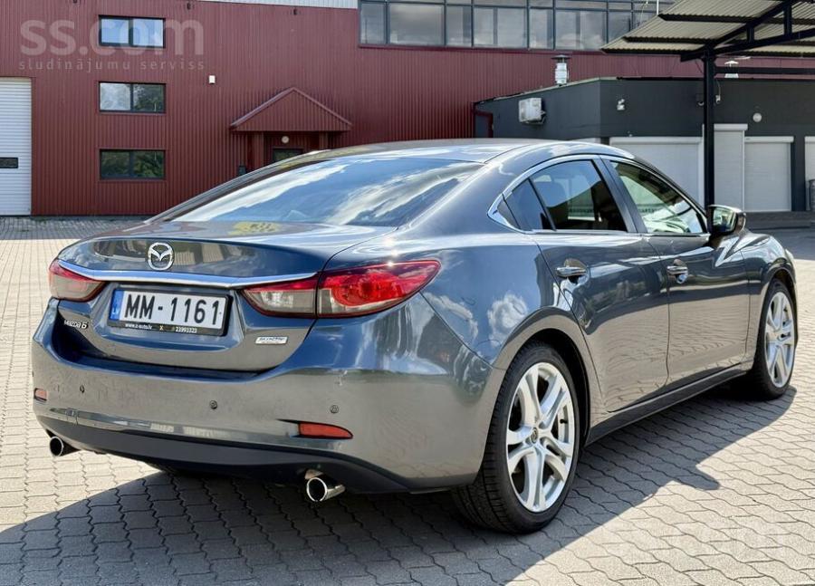 Grey Mazda 6 2014 in Riga, with an engine capacity of 2.20 L and mileage of 228 thousand km for 6690 €, photo 4 on AUTOMOTO.COM.LV