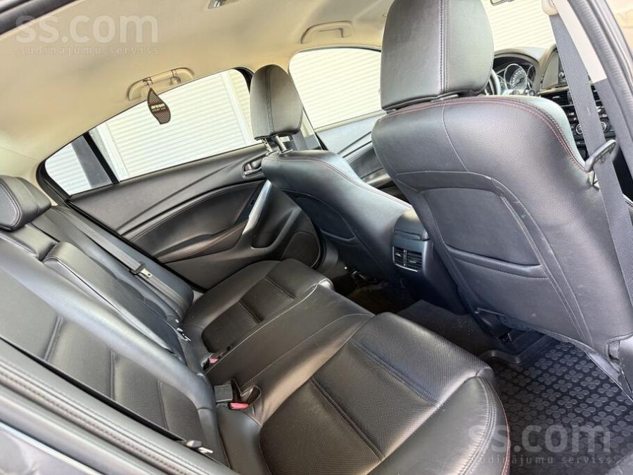 Grey Mazda 6 2014 in Riga, with an engine capacity of 2.20 L and mileage of 228 thousand km for 6690 €, photo 17 on AUTOMOTO.COM.LV