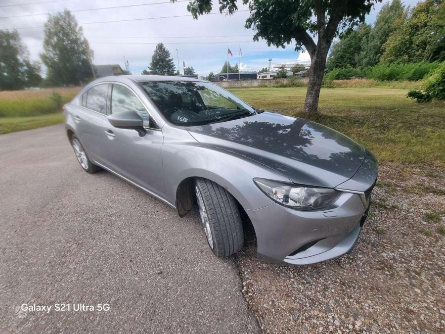 Grey Mazda 6 2014 in Jonava, with an engine capacity of 2.18 L and mileage of 105 thousand km for 2399 €, photo 1 on AUTOMOTO.COM.LV