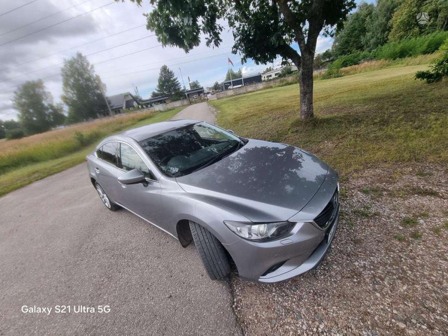 Grey Mazda 6 2014 in Jonava, with an engine capacity of 2.18 L and mileage of 105 thousand km for 2399 €, photo 3 on AUTOMOTO.COM.LV