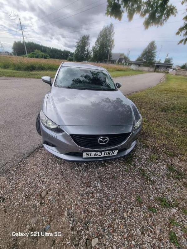 Grey Mazda 6 2014 in Jonava, with an engine capacity of 2.18 L and mileage of 105 thousand km for 2399 €, photo 3 on AUTOMOTO.COM.LV