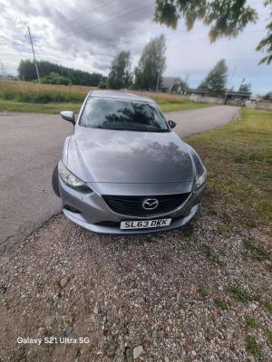 Grey Mazda 6 2014 in Jonava, with an engine capacity of 2.18 L and mileage of 105 thousand km for 2399 €, photo 4 on AUTOMOTO.COM.LV
