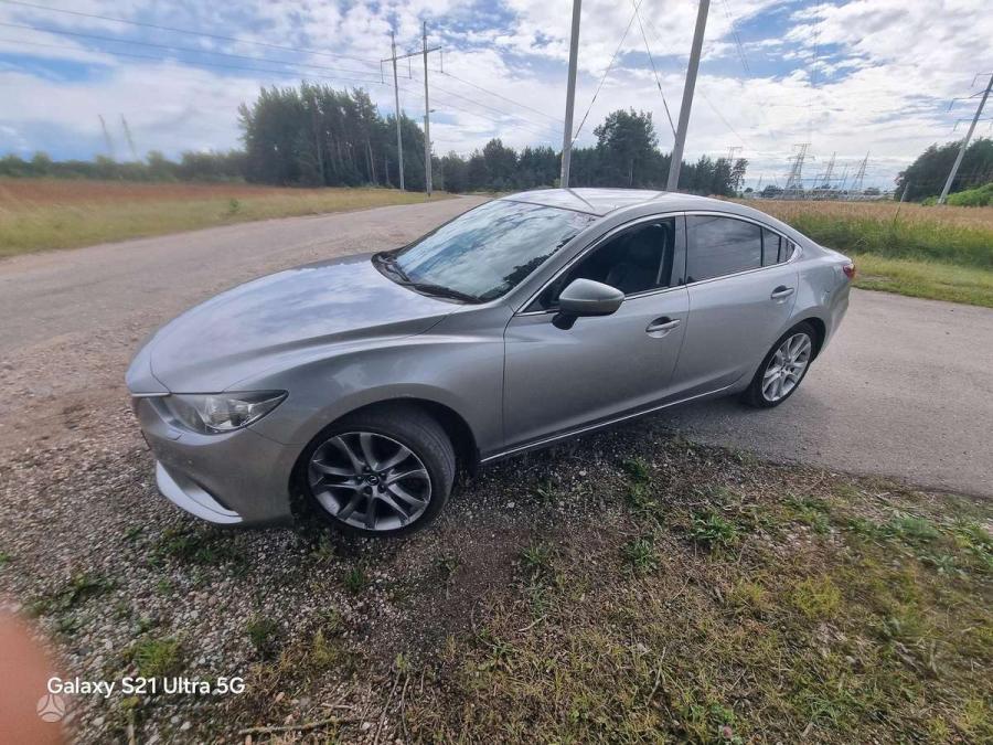 Grey Mazda 6 2014 in Jonava, with an engine capacity of 2.18 L and mileage of 105 thousand km for 2399 €, photo 7 on AUTOMOTO.COM.LV