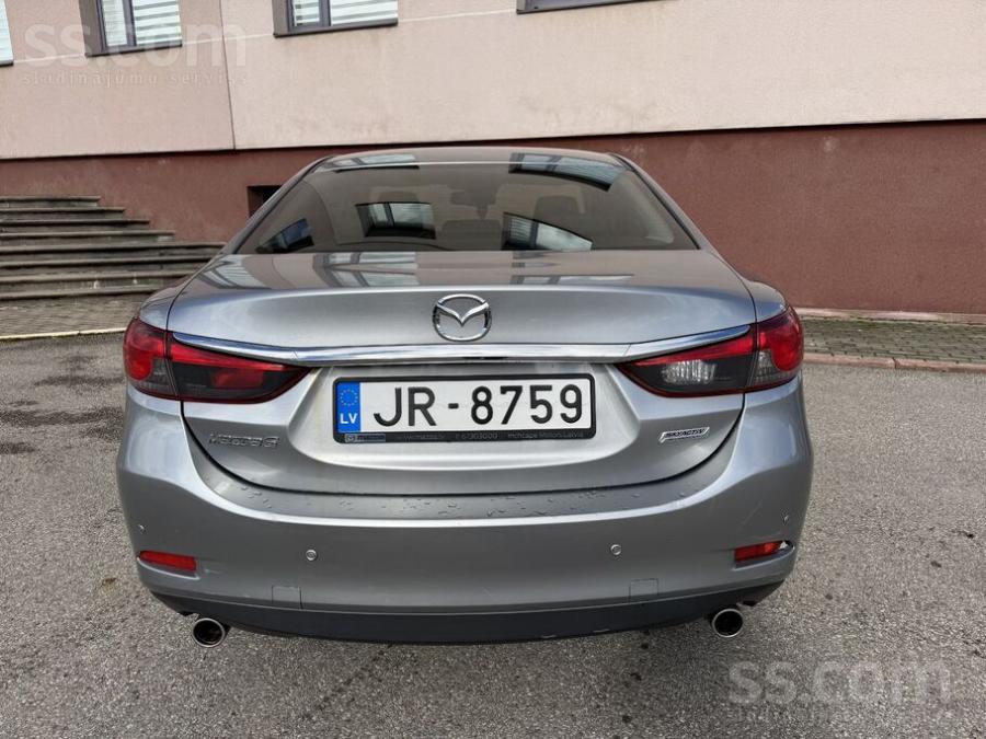 Pelēks Mazda 6 2014 Tukums, ar dzinēja tilpumu 2.00 L un nobraukumu 159 tūkst. km par 5500 €, foto 9 vietnē AUTOMOTO.COM.LV