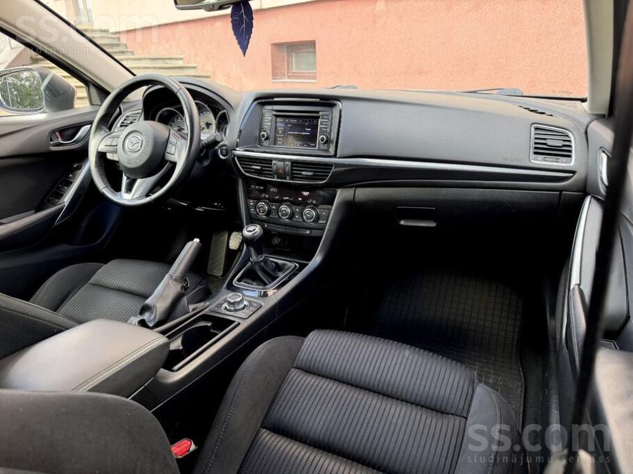 Pelēks Mazda 6 2014 Tukums, ar dzinēja tilpumu 2.00 L un nobraukumu 159 tūkst. km par 5500 €, foto 10 vietnē AUTOMOTO.COM.LV
