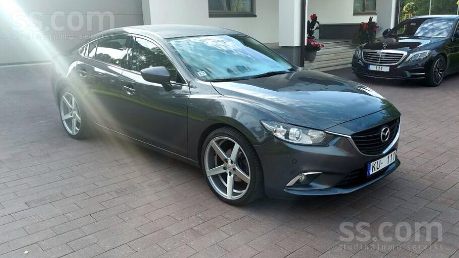 Pelēks Mazda 6 2015 Jelgava, ar dzinēja tilpumu 2.50 L un nobraukumu 192 tūkst. km par 5650 €, foto 1 vietnē AUTOMOTO.COM.LV