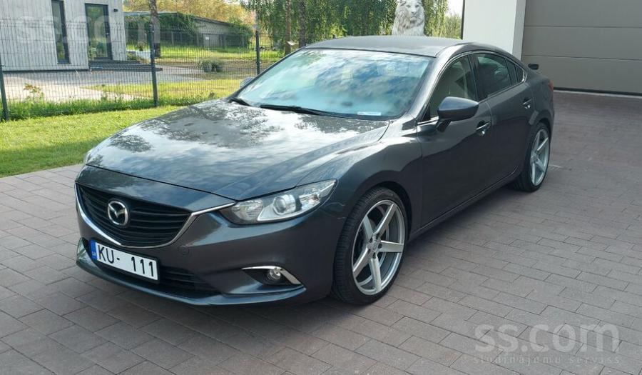 Pelēks Mazda 6 2015 Jelgava, ar dzinēja tilpumu 2.50 L un nobraukumu 192 tūkst. km par 5650 €, foto 3 vietnē AUTOMOTO.COM.LV