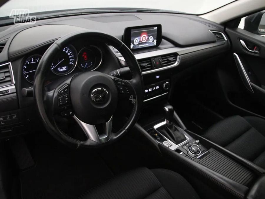Pelēks Mazda 6 2015 Viļņa, ar dzinēja tilpumu 2.00 L un nobraukumu 148 tūkst. km par 12099 €, foto 17 vietnē AUTOMOTO.COM.LV
