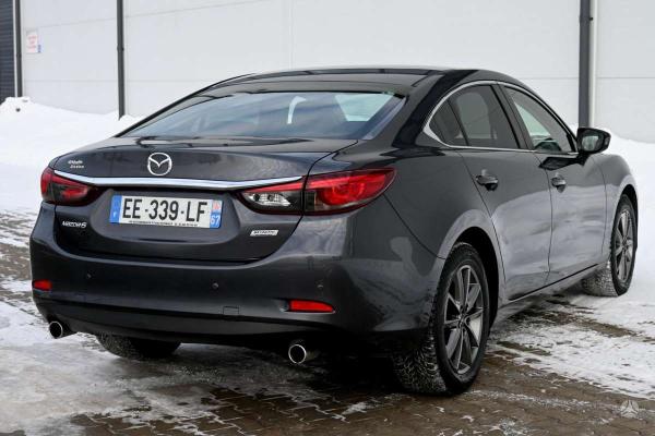 Pelēks Mazda 6 2016 Kretinga, ar dzinēja tilpumu 2.18 L un nobraukumu 144 tūkst. km par 8599 €, foto 7 vietnē AUTOMOTO.COM.LV