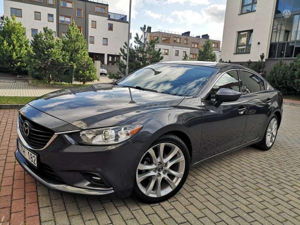Grey Mazda 6 2016 in Klaipeda, with an engine capacity of 2.50 L and mileage of 120 thousand km for 9900 €, photo 1 on AUTOMOTO.COM.LV
