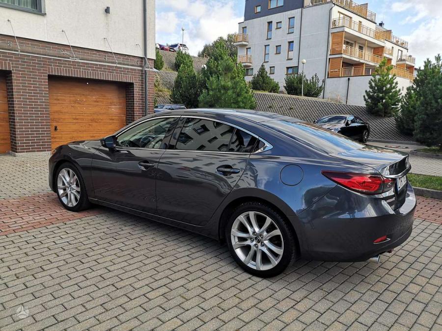 Pelēks Mazda 6 2016 Klaipėda, ar dzinēja tilpumu 2.50 L un nobraukumu 120 tūkst. km par 9900 €, foto 3 vietnē AUTOMOTO.COM.LV