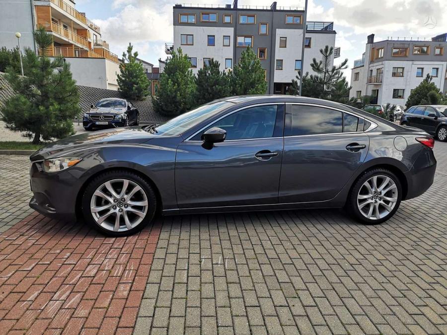 Pelēks Mazda 6 2016 Klaipėda, ar dzinēja tilpumu 2.50 L un nobraukumu 120 tūkst. km par 9900 €, foto 4 vietnē AUTOMOTO.COM.LV