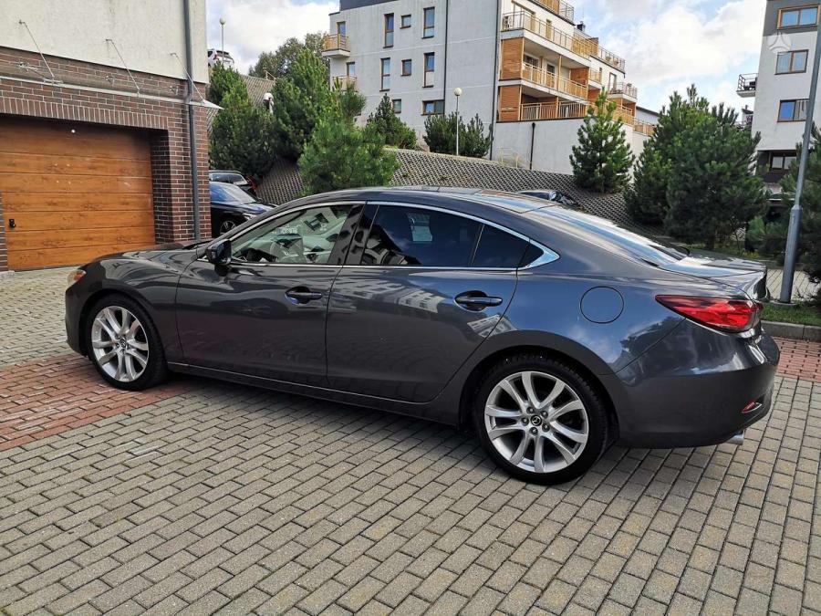 Pelēks Mazda 6 2016 Klaipėda, ar dzinēja tilpumu 2.50 L un nobraukumu 120 tūkst. km par 9900 €, foto 10 vietnē AUTOMOTO.COM.LV
