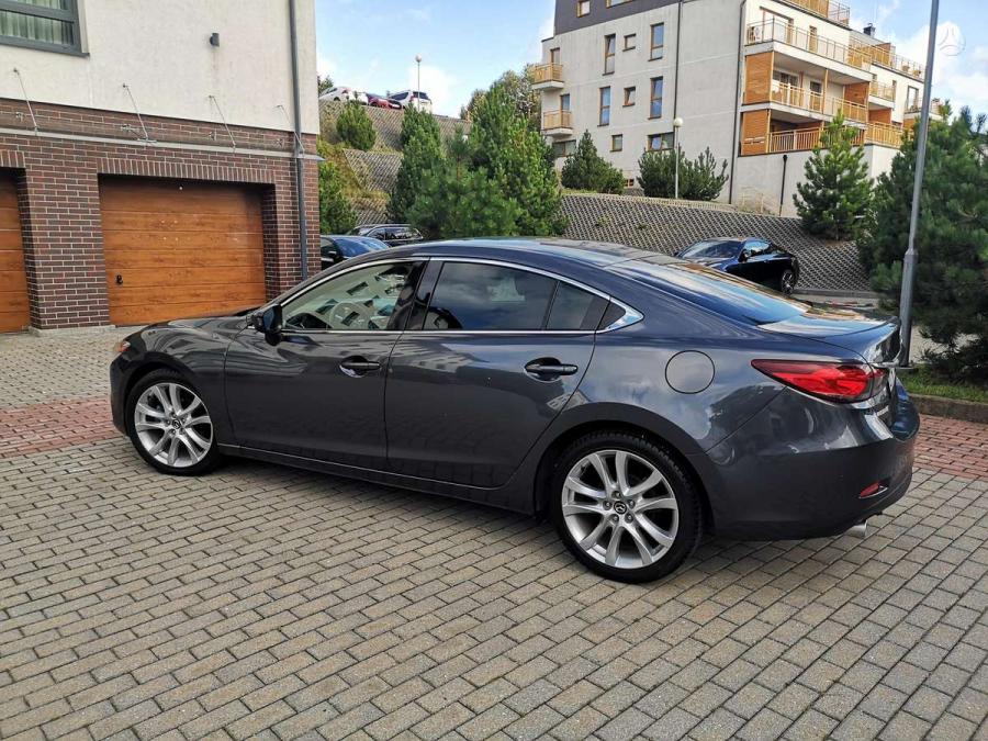 Pelēks Mazda 6 2016 Klaipėda, ar dzinēja tilpumu 2.50 L un nobraukumu 120 tūkst. km par 9900 €, foto 11 vietnē AUTOMOTO.COM.LV