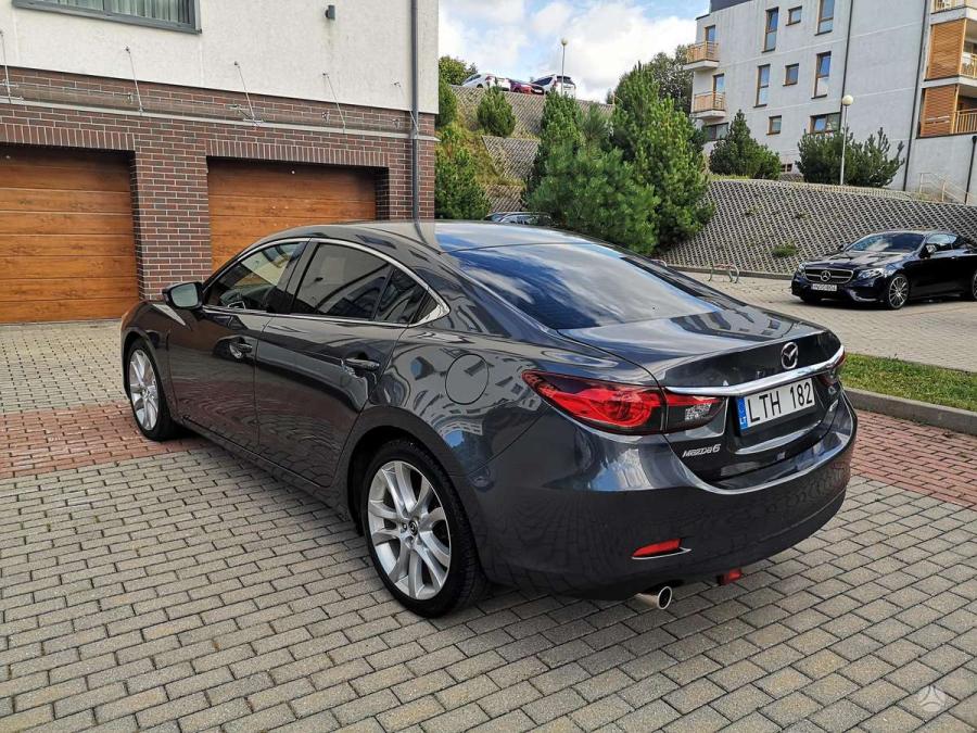 Pelēks Mazda 6 2016 Klaipėda, ar dzinēja tilpumu 2.50 L un nobraukumu 120 tūkst. km par 9900 €, foto 14 vietnē AUTOMOTO.COM.LV