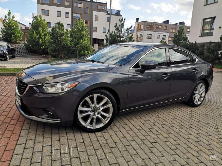 Pelēks Mazda 6 2016 Klaipėda, ar dzinēja tilpumu 2.50 L un nobraukumu 120 tūkst. km par 9900 €, foto 15 vietnē AUTOMOTO.COM.LV