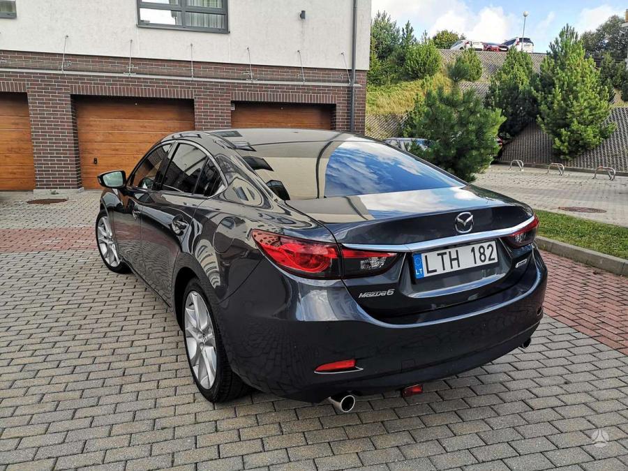Pelēks Mazda 6 2016 Klaipėda, ar dzinēja tilpumu 2.50 L un nobraukumu 120 tūkst. km par 9900 €, foto 16 vietnē AUTOMOTO.COM.LV