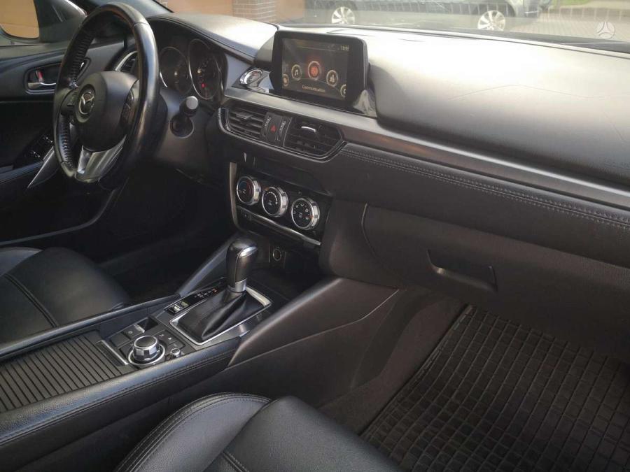 Pelēks Mazda 6 2016 Klaipėda, ar dzinēja tilpumu 2.50 L un nobraukumu 120 tūkst. km par 9900 €, foto 17 vietnē AUTOMOTO.COM.LV